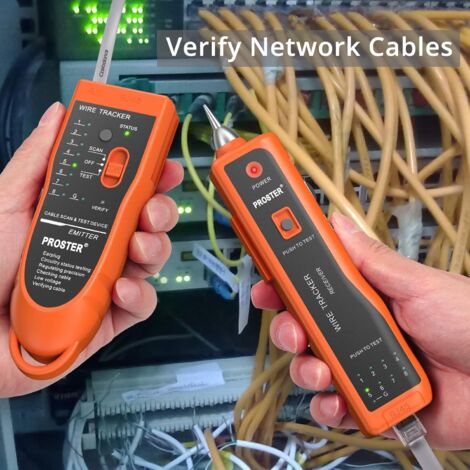 XQ 350 RJ45 Tester RJ45 RJ11 Rastreador de Cable Eléctrico con ...
