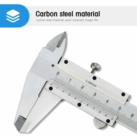 Calibrador Vernier, calibrador Vernier analógico de acero inoxidable de ...