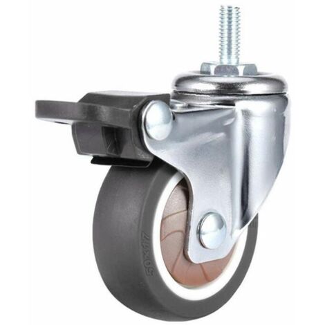 ruedas giratorias, 25 mm, M6 x 15 mm, ruedas para muebles con poste ...