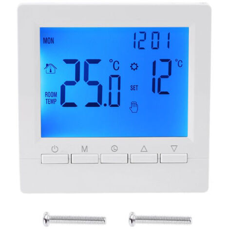 Termostato digital programable 3A - Controlador de temperatura ambiente LCD