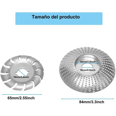 Disco de amolar angular para madera para amolar, lijar y tallar en ...
