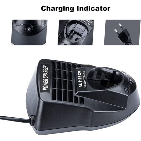 Cargador de batería de iones de litio AL1115CV de 10,8 V, 12 V y 1,5 A ...