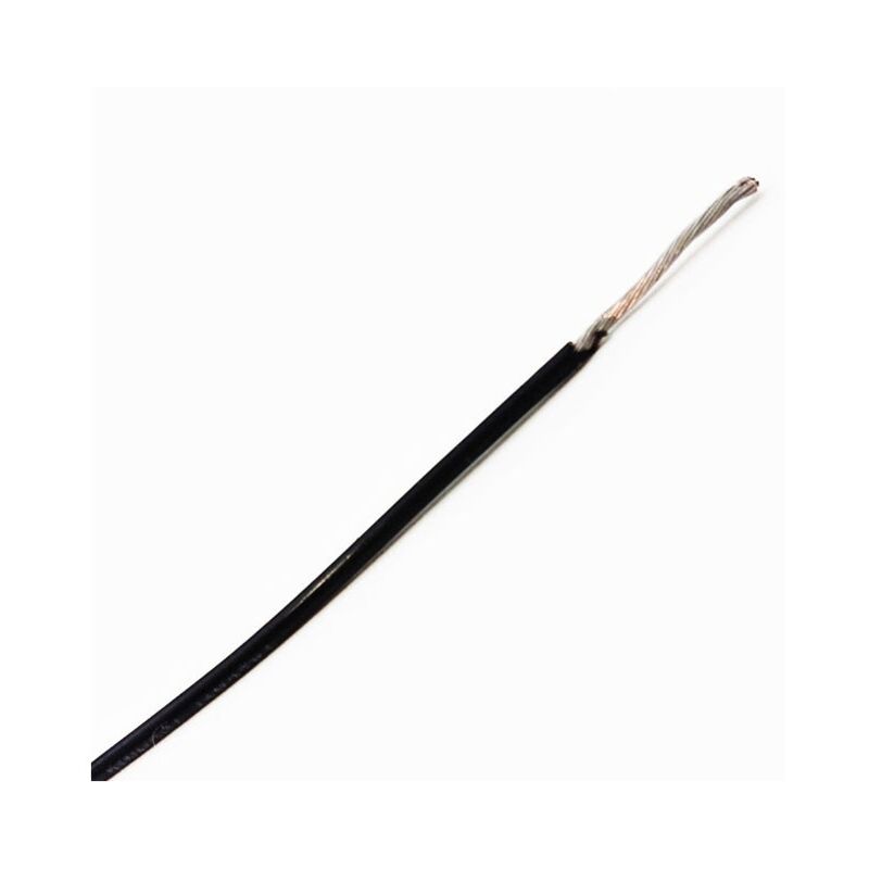 Câble fil unipolaire FEP IMQ approuvé sec. 0,75 mmq Noir