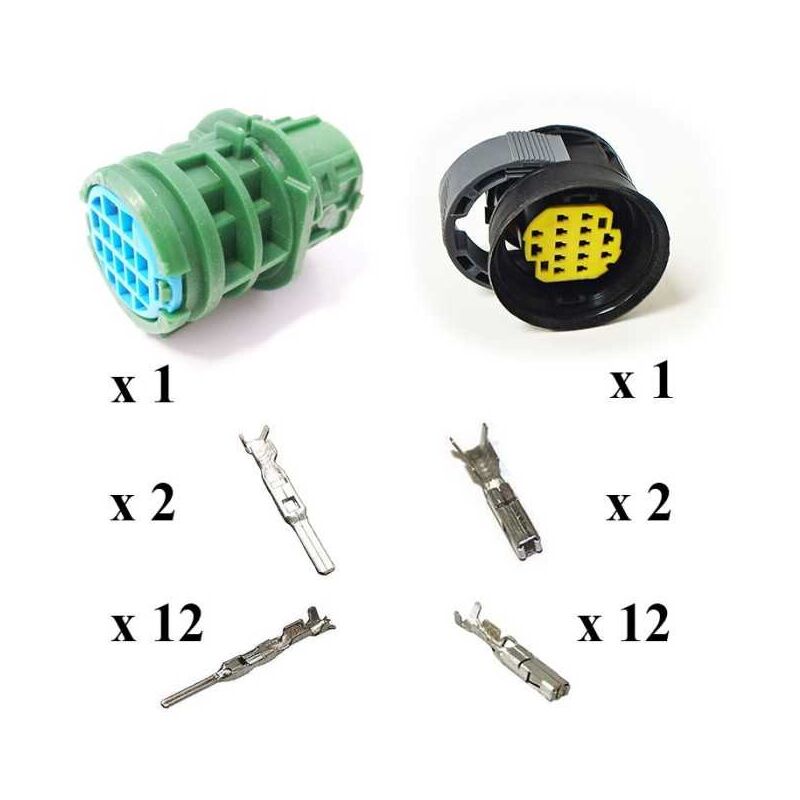 Kit Connecteurs Framatome Mâle Femelle 14 Voies étanche