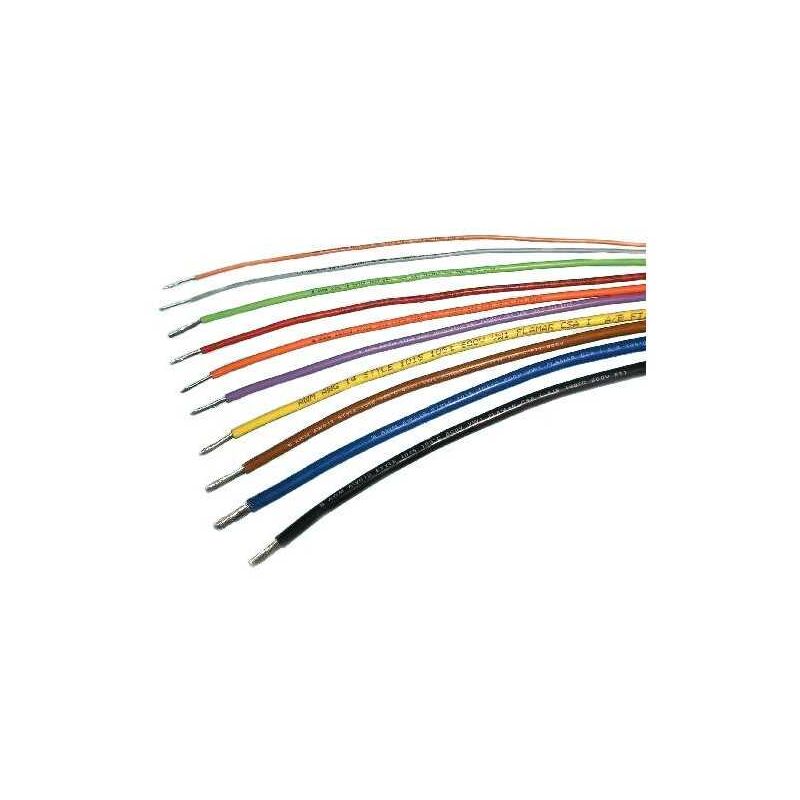 Câble fil unipolaire UL Style 1061 AWG 26 Orange