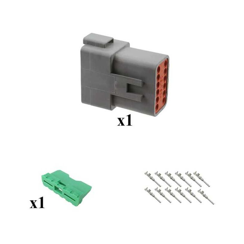 Kit Connecteur DT series femelle 12 Voies