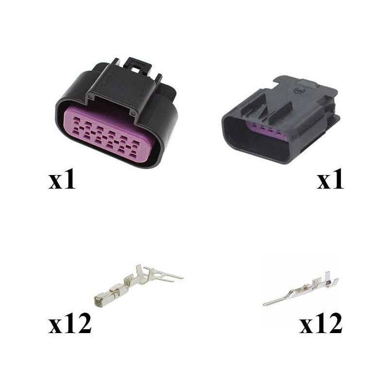 Kit Connecteur GT 150 series Mâle femelle 12 Voies