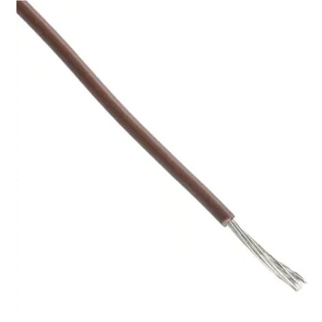 Câble Fil Unipolaire UL Style 1213 AWG 28 Teflon PTFE 600V Marron