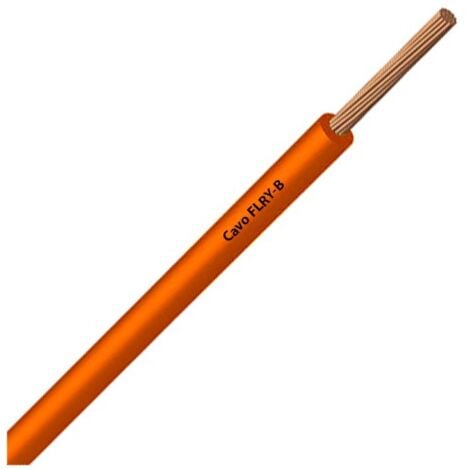 Câble Fil Unipolaire FLRY-B ISO 6722 Classe B Sec. 0,25 mmq Orange