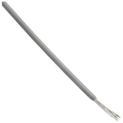 Câble Fil Unipolaire UL Style 1213 AWG 22 Teflon PTFE 600V Gris