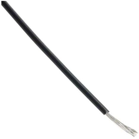 Câble Fil Unipolaire UL Style 1213 AWG 26 Teflon PTFE 600V Noir