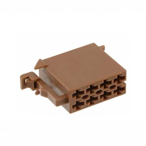 Connecteur Junior timer mâle 8 Voies Marron