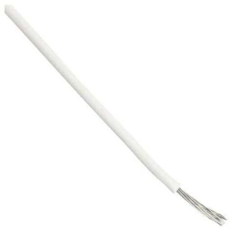 Câble unipolaire blanc FEP 12 AWG