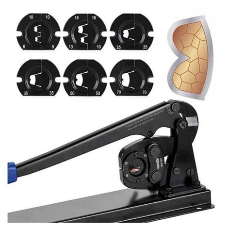 Outils de sertissage de table de type B pour cosses de batterie 6-70mmq ...