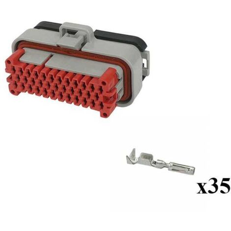 Kit Connecteur Ampseal Mâle 35 Voies gris