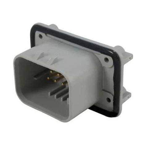 Connecteur AmpSeal femelle 14 Voies gris PCB 90° avec épingle dorée