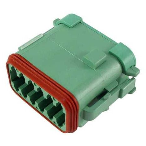 Connecteur Series DT Mâle 12 Voies CE05 Vert