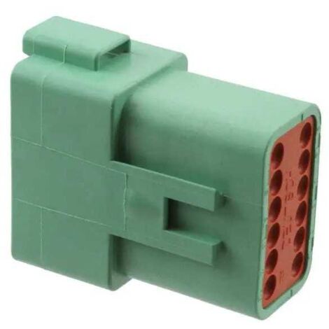 Connecteur Series DT Femelle 12 Voies vert