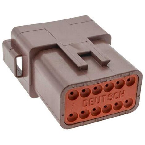 Connecteur Series DT Femelle 12 Voies marron