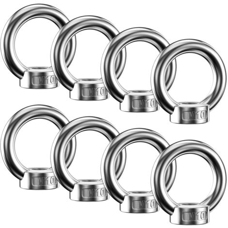 SHINING HOUSE Stück Ringmutter, Ringmuttern aus Edelstahl 304, M10 ...