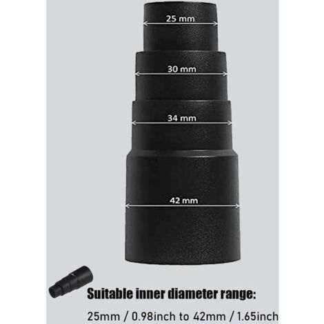 SHINING HOUSE Staubsauger-Schlauchadapter, 5 Stück, Universal-Vakuum ...