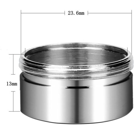 SHINING HOUSE Wassersparender Wasserhahnbelüfter, 15 Stück M24-Düse ...