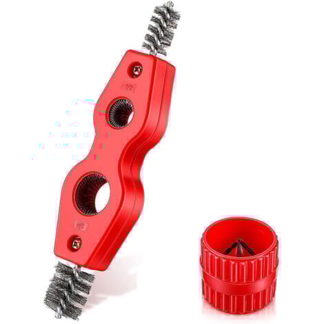 SHINING HOUSE Pack Copper Pipe Cleaner and Reamer for Plumbing Installation Soldering Copper Pipes
