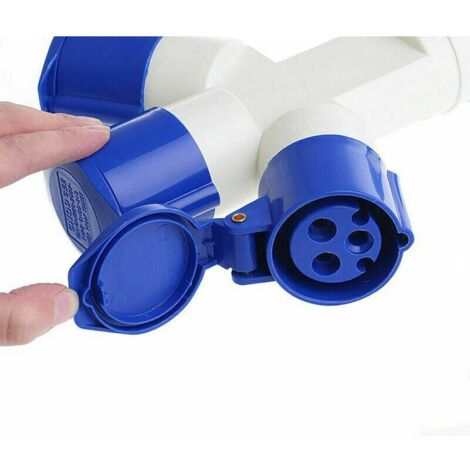 SHINING HOUSE Socket Adapter Cover 3-pole plug 16A 220V Industrial IP44 ...