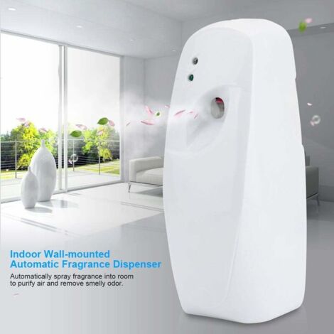 SHINING HOUSE Aerosol Air Freshener Dispenser Indoor Home Wall Mounted Automatic Adjustable Air Freshener Perfume Aerosol
