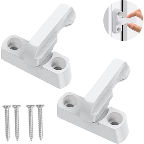 SHINING HOUSE 2pcs UPVC PVC Window Locks for Home Security Plastic ...