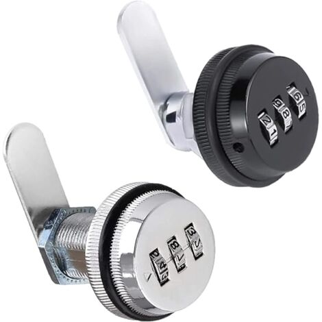SHINING HOUSE 2 Pieces Cabinet Coded Lock, Combination Cam Lock ...