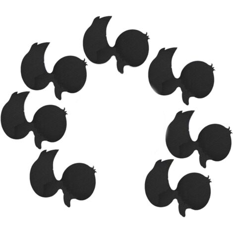 SHINING HOUSE 12 Pack Waterproof Duck Shape Anti Slip Mats Safety ...