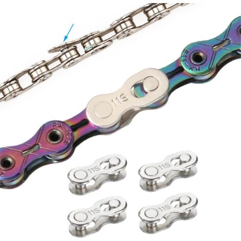 SHINING HOUSE 3 Pairs Bike Chain Link Bicycle Missing Link for 11 Speed Chain Mountain Bike
