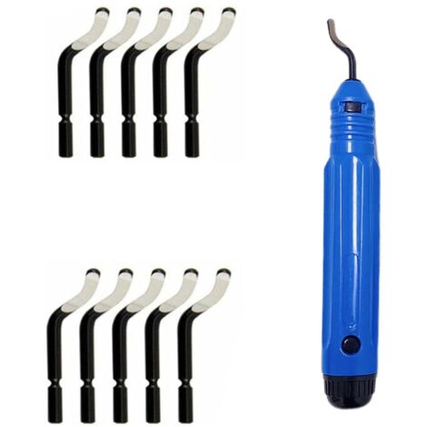 Deburring Tool, Burr Remover with 10 BS1010 Steel Replacement Blades ...