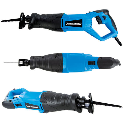 Scie sabre 800W Silverline pour scier bois et acier 28mm