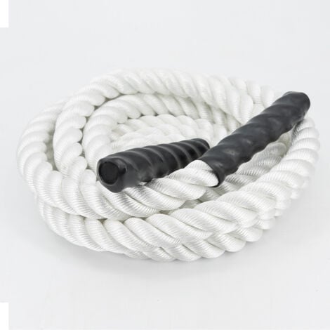 Corde ondulatoire battle rope d'entrainement musculation 6 m