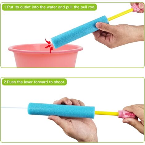 CCYKXA 8Pcs Kids Water Guns Mixed Colors Outdoor Water Pistol Swimming ...