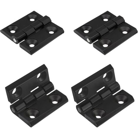 CCYKXA 4-teiliges Zink-Scharnier 40 x 40 x 5 mm, 270-Grad-Drehgelenk ...