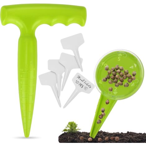 CCYKXA 2 Stück Zwiebelpflanzer-Sägeräte, Disseminator-Sämaschine, 10 ...