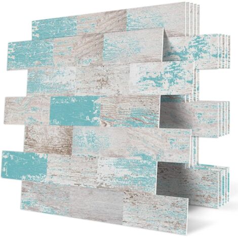 CCYKXA 10 Stück PVC Backsplash Fliesen Klebefliesen Wandfliesen Küche ...