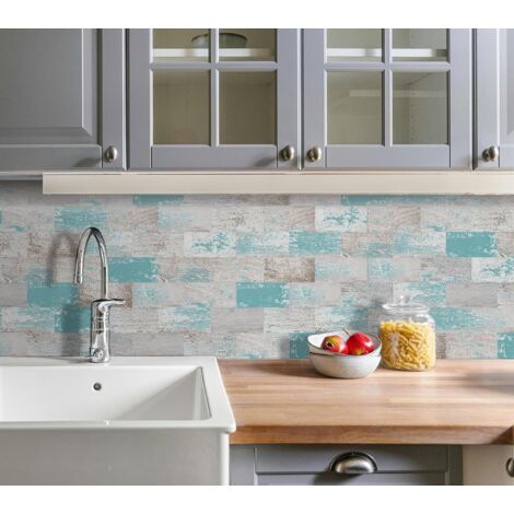 CCYKXA 10 Stück PVC Backsplash Fliesen Klebefliesen Wandfliesen Küche ...