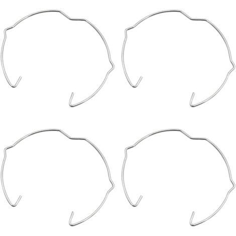 CCYKXA 36 Pieces Lamp Fixing Rings for GU10 MR16 Spotlight 62MM Silver ...