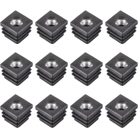 CCYKXA 12Pcs Inserts for Square Tubes with M8 Thread, for 0.79"x0.79 ...