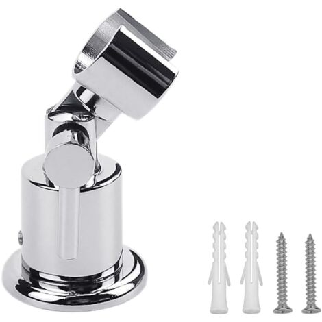 CCYKXA Metal Shower Head Holder, 180 Degree Shower Bracket, Shower Head ...
