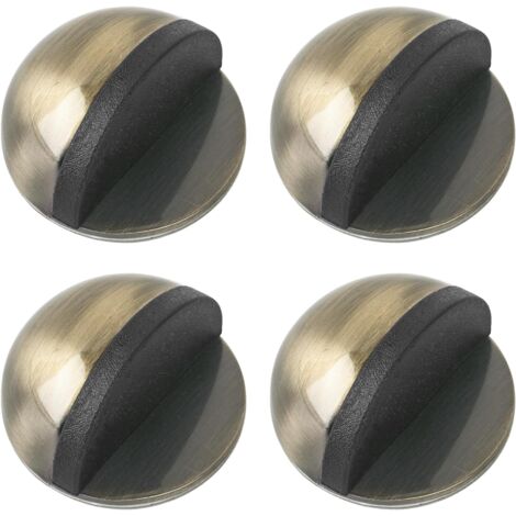 CCYKXA 4 Pack Self Adhesive Door Stops Stainless Steel Floor Door Stops ...