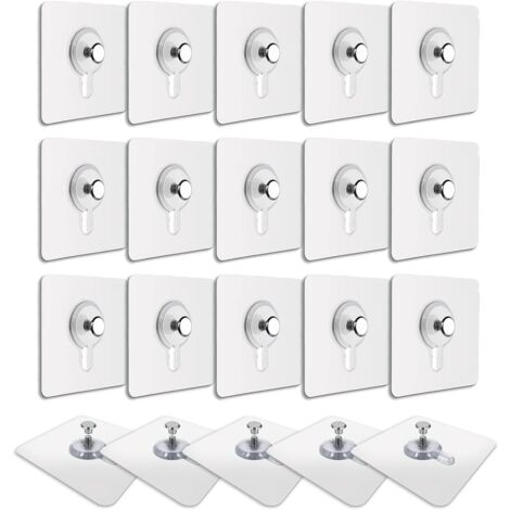 CCYKXA 20 Pcs Picture Hooks No Drilling, Frame Hooks No Drilling, Frame ...