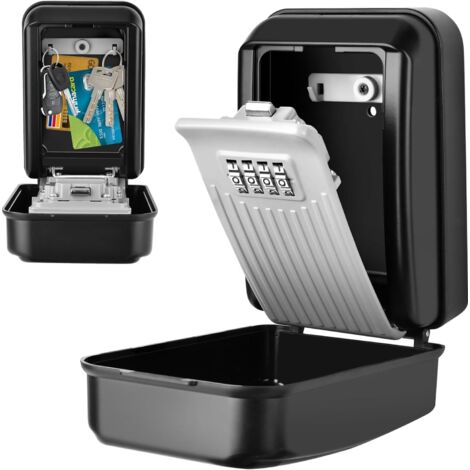 CCYKXA Large Outdoor Secure Key Box, with 4 Digit Code Airbnb Wall ...