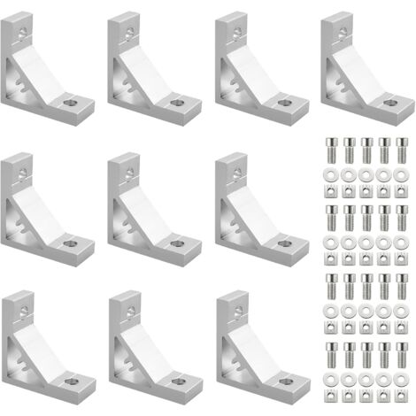 CCYKXA Kamtop Corner Brace, 10pcs Right Angle Joint 3030 Corner Brace ...