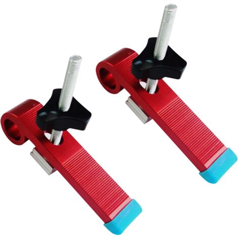 CCYKXA 2PCS T-Slot Hold Down Clamp Set,T Track Clamp Set Metal Quick ...