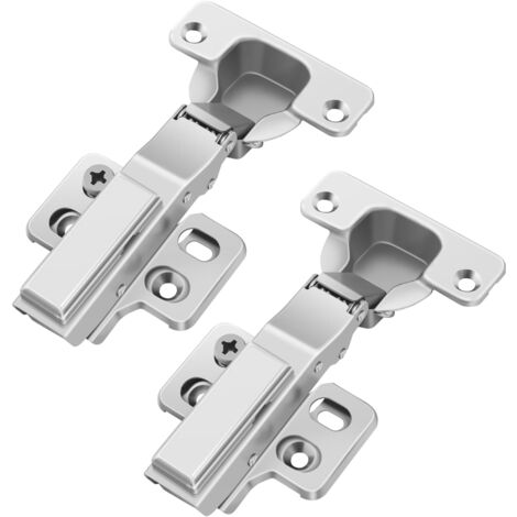 CCYKXA Soft Close Cabinet Door Hinge Kitchen Door Hinge 100 Degree, Invisible Hinge with Built ...